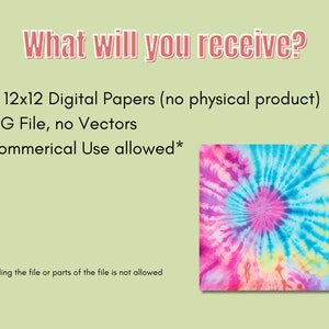 Pastel Tie Dye Digital Paper Pack | Commercial Use| Pastel Digital ...