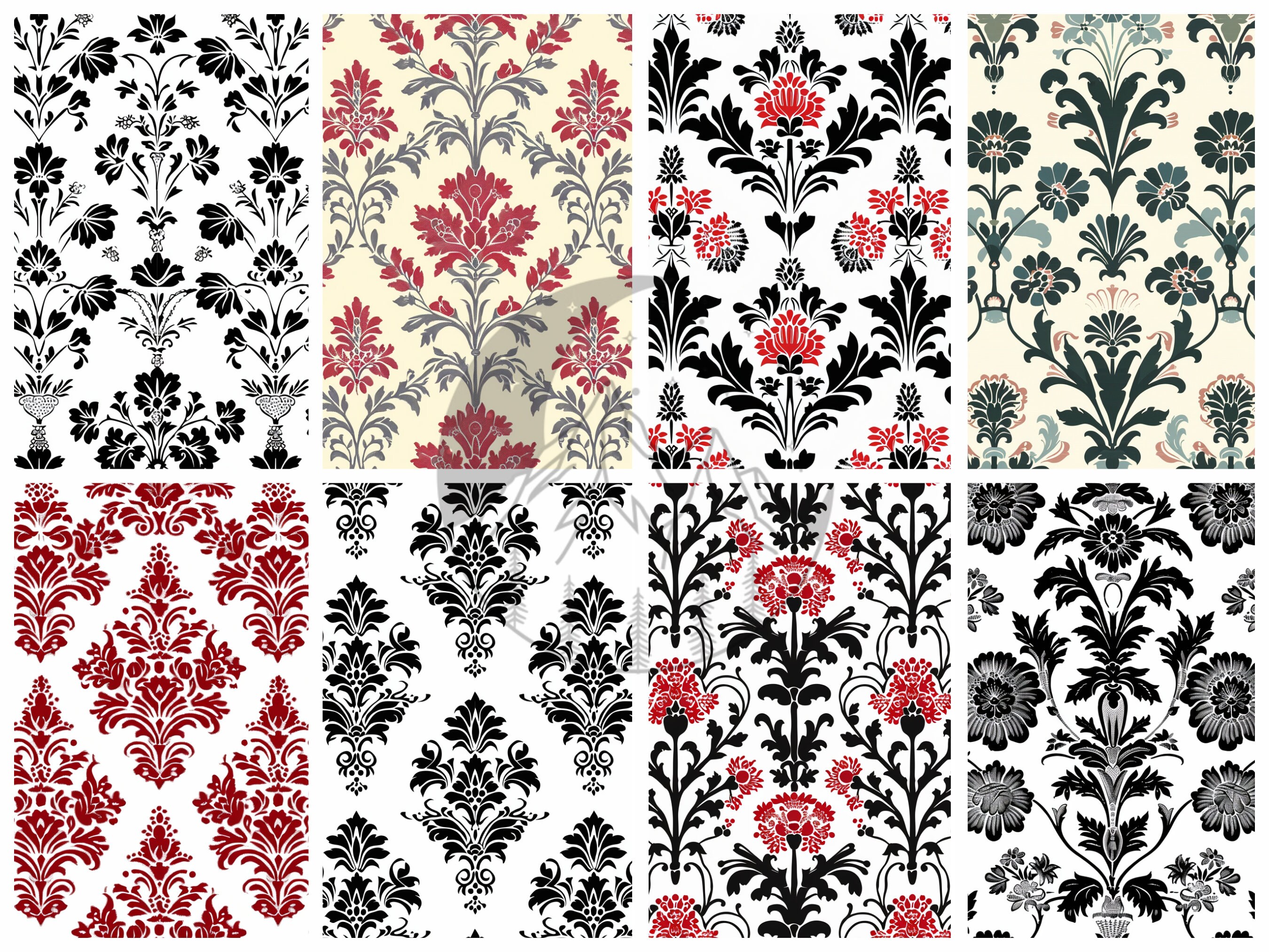 Regency Digital Paper Craft Scrapbook Cards Collage Regency Women ...