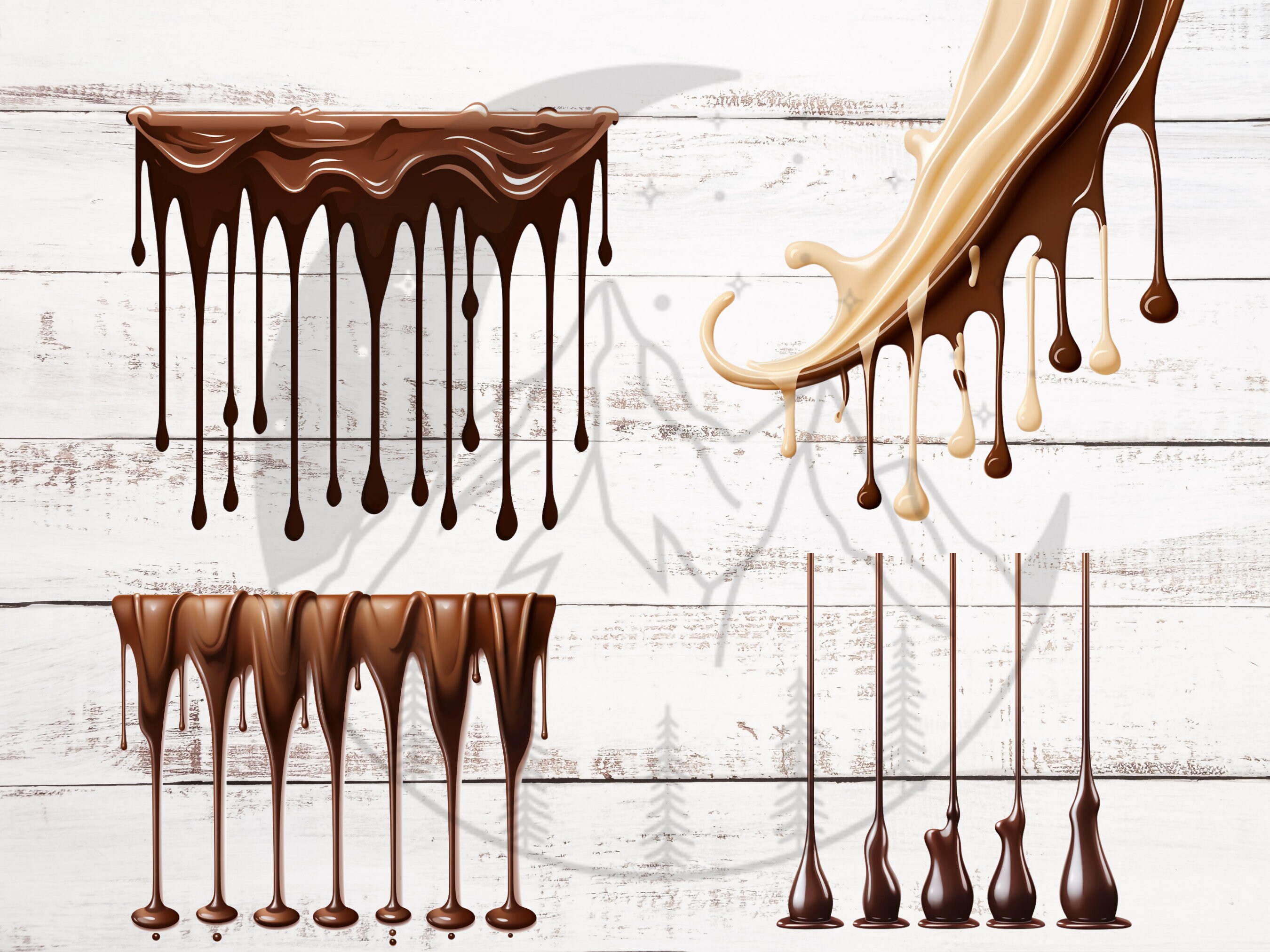 Chocolate Drip Clip Art Dripping Borders Clipart chocolate Drip ...