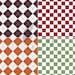 Fall Color Geometric Digital Scrapbooking Paper | Digital Download ...