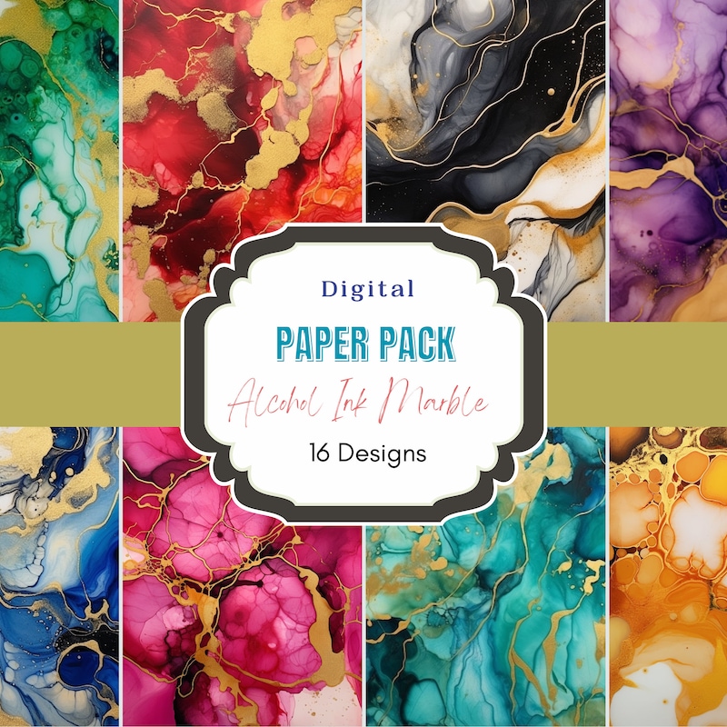 Alcohol Ink Paper - Etsy