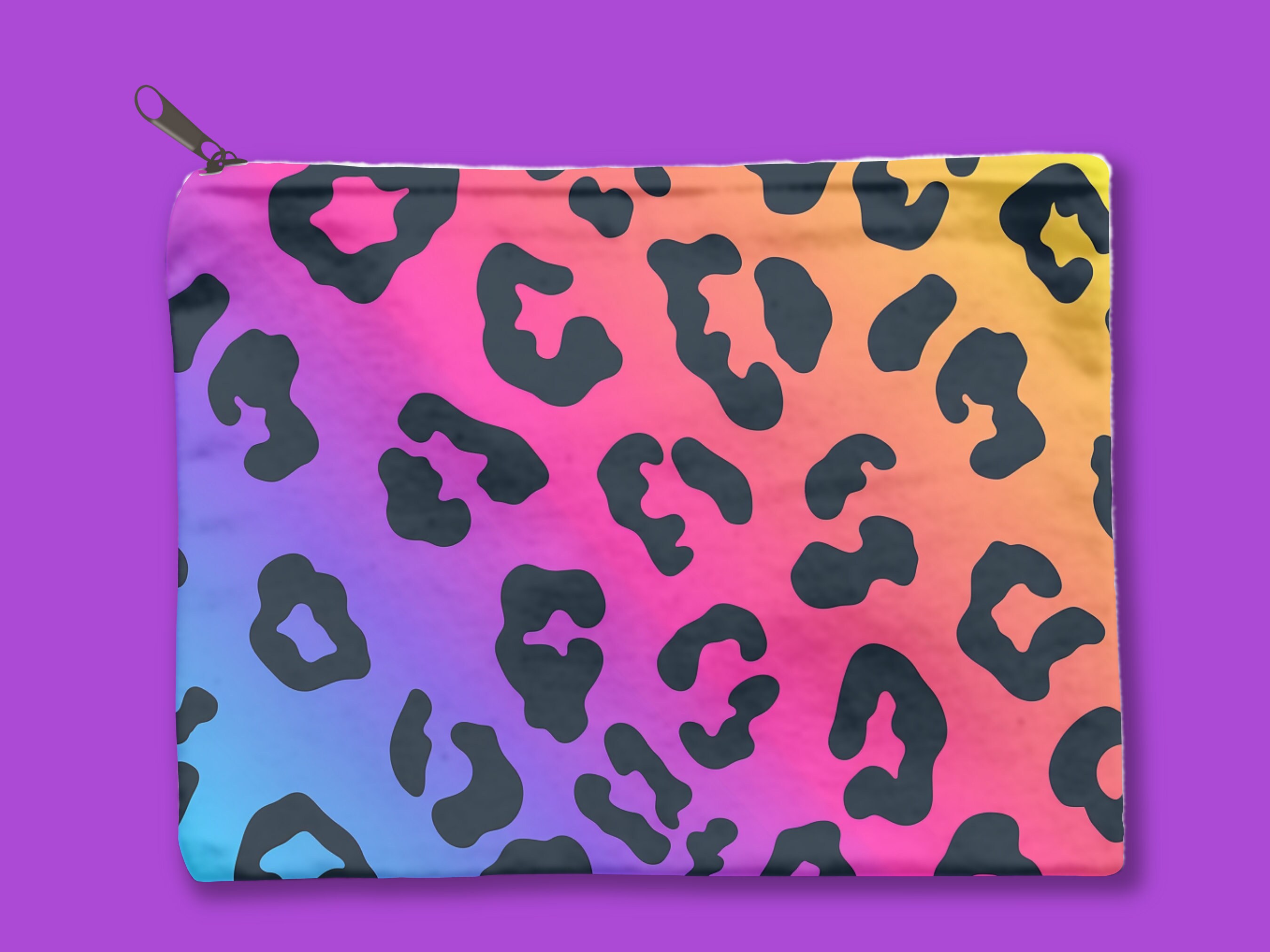 Rainbow Leopard Print Digital Paper | Animal Print | Sublimation ...