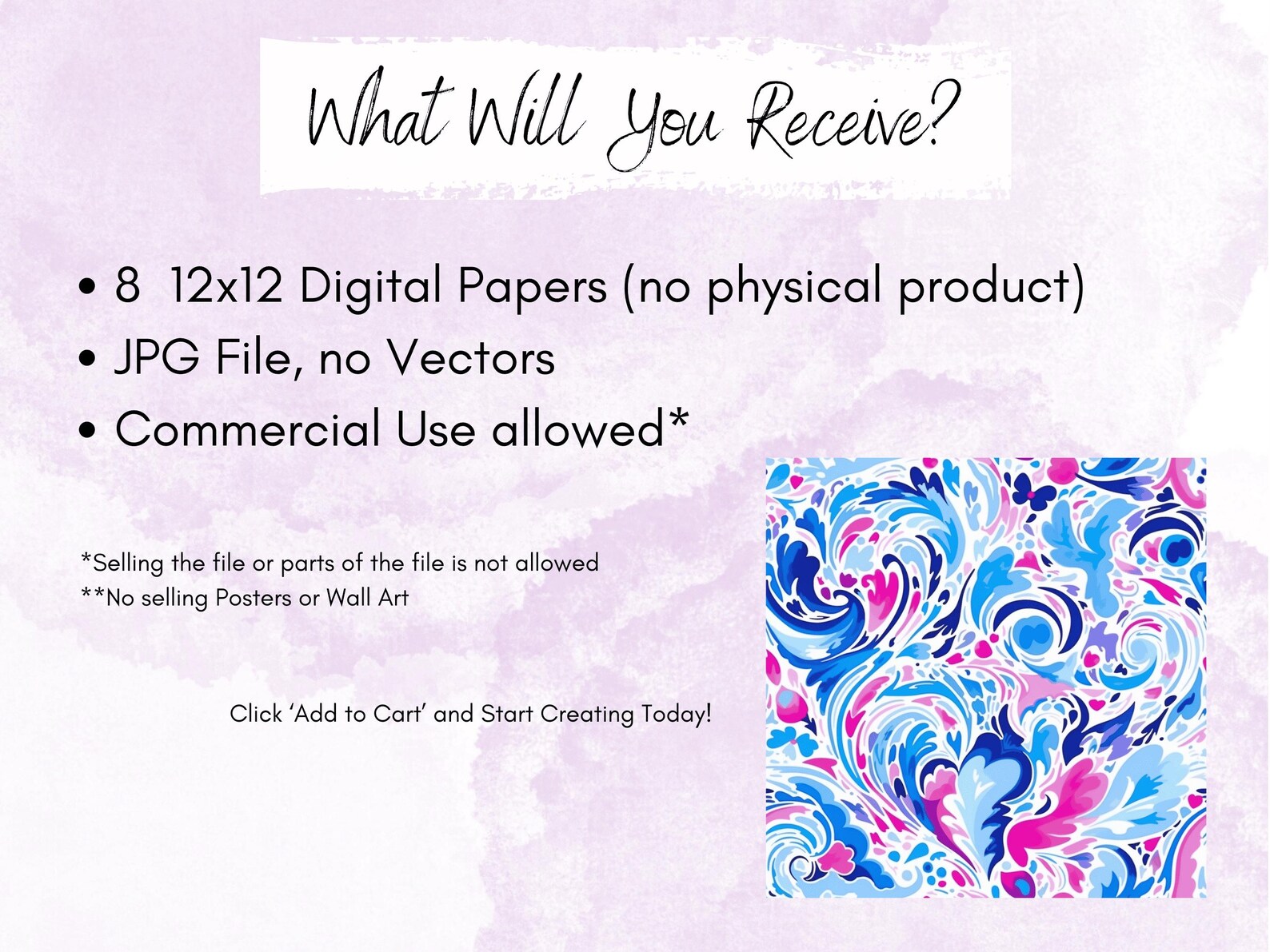 Preppy Abstract Digital Paper | Instant Download | Digital Paper ...