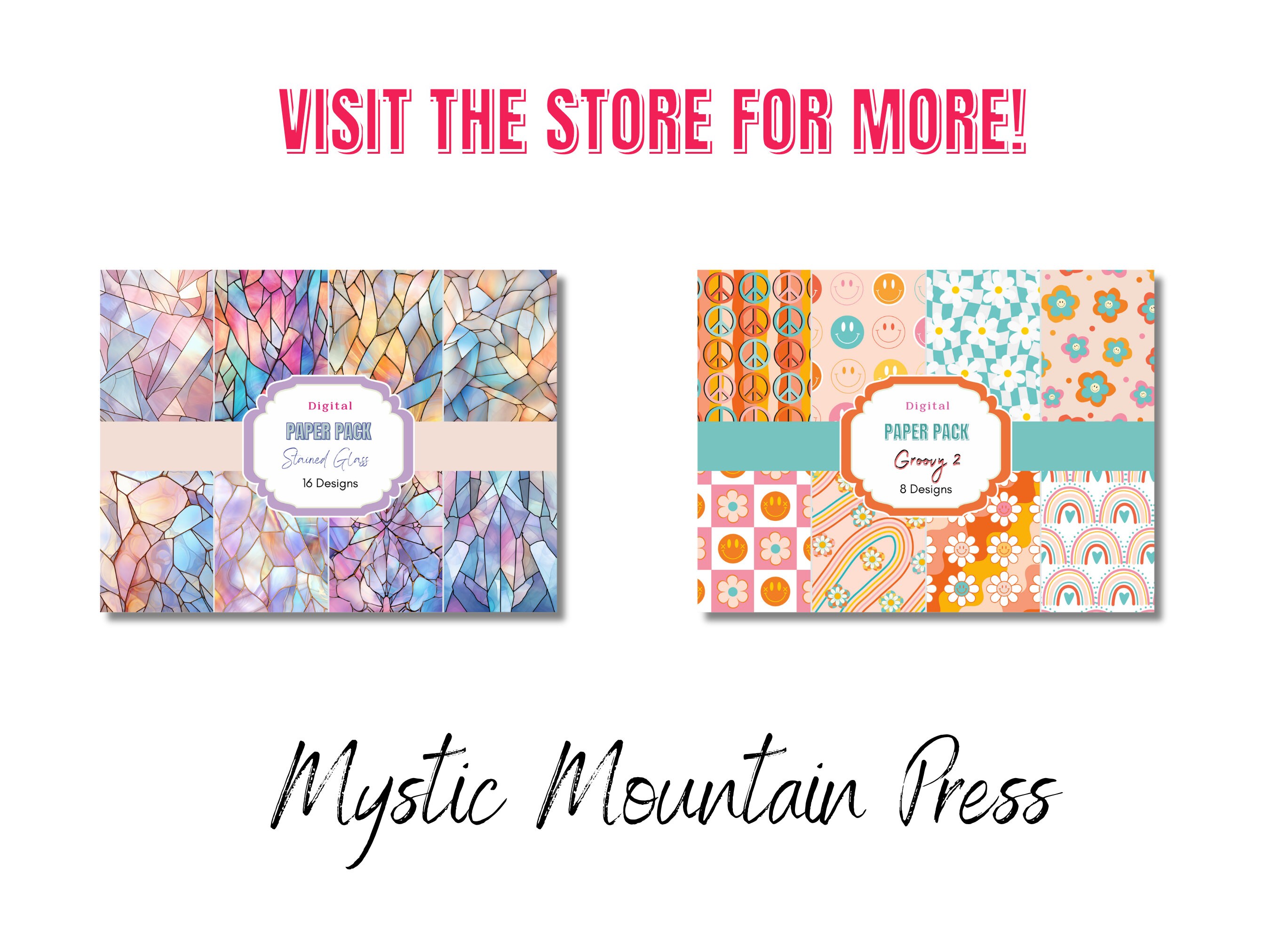 Preppy Fireworks Digital Paper Independence Day Print on Demand ...