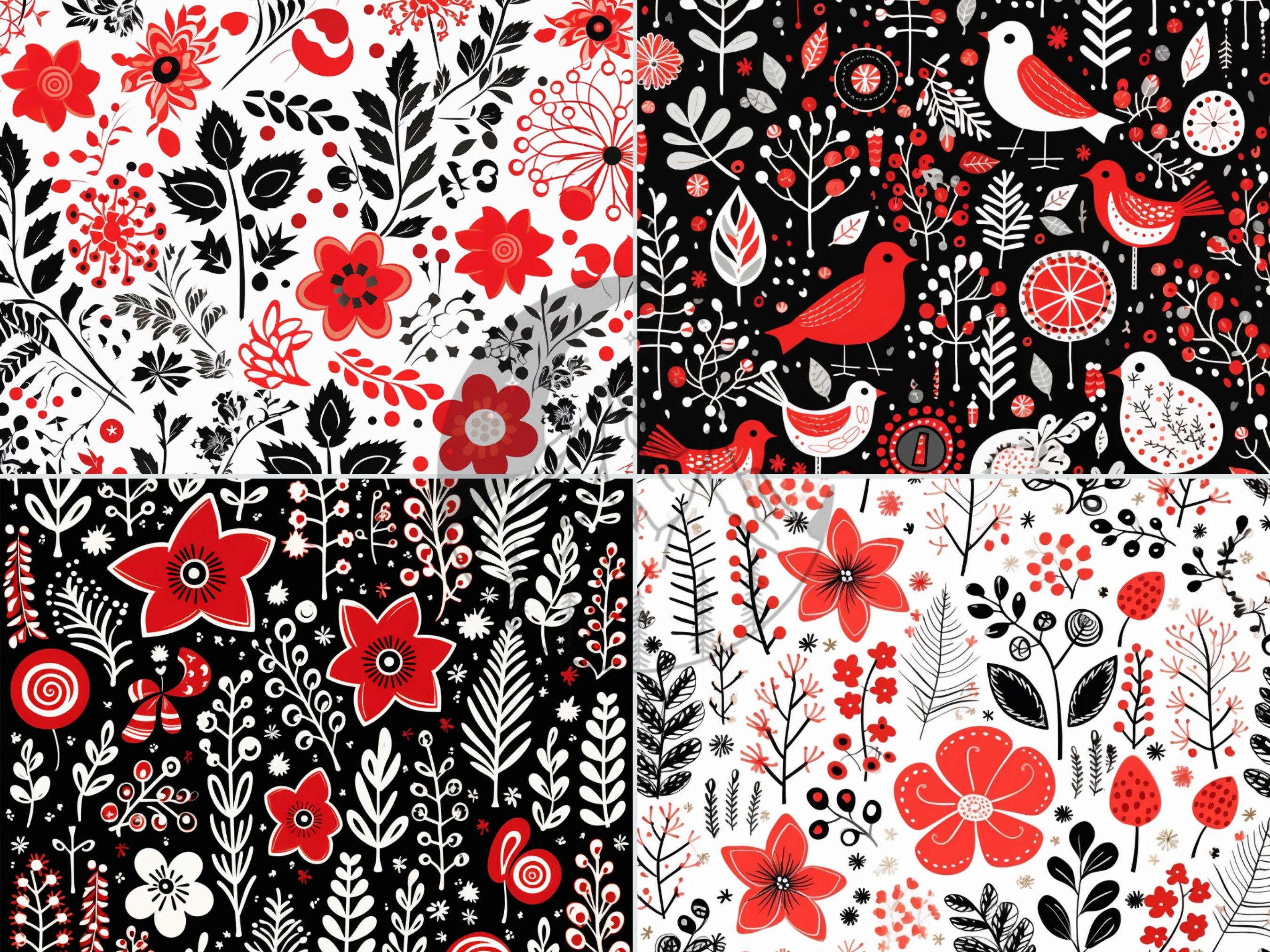 Nordic Spring Clipart | Instant Digital Download | Commercial Use ...