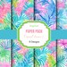 Retro Digital Paper Scrapbook Paper Groovy Digital Paper Retro ...