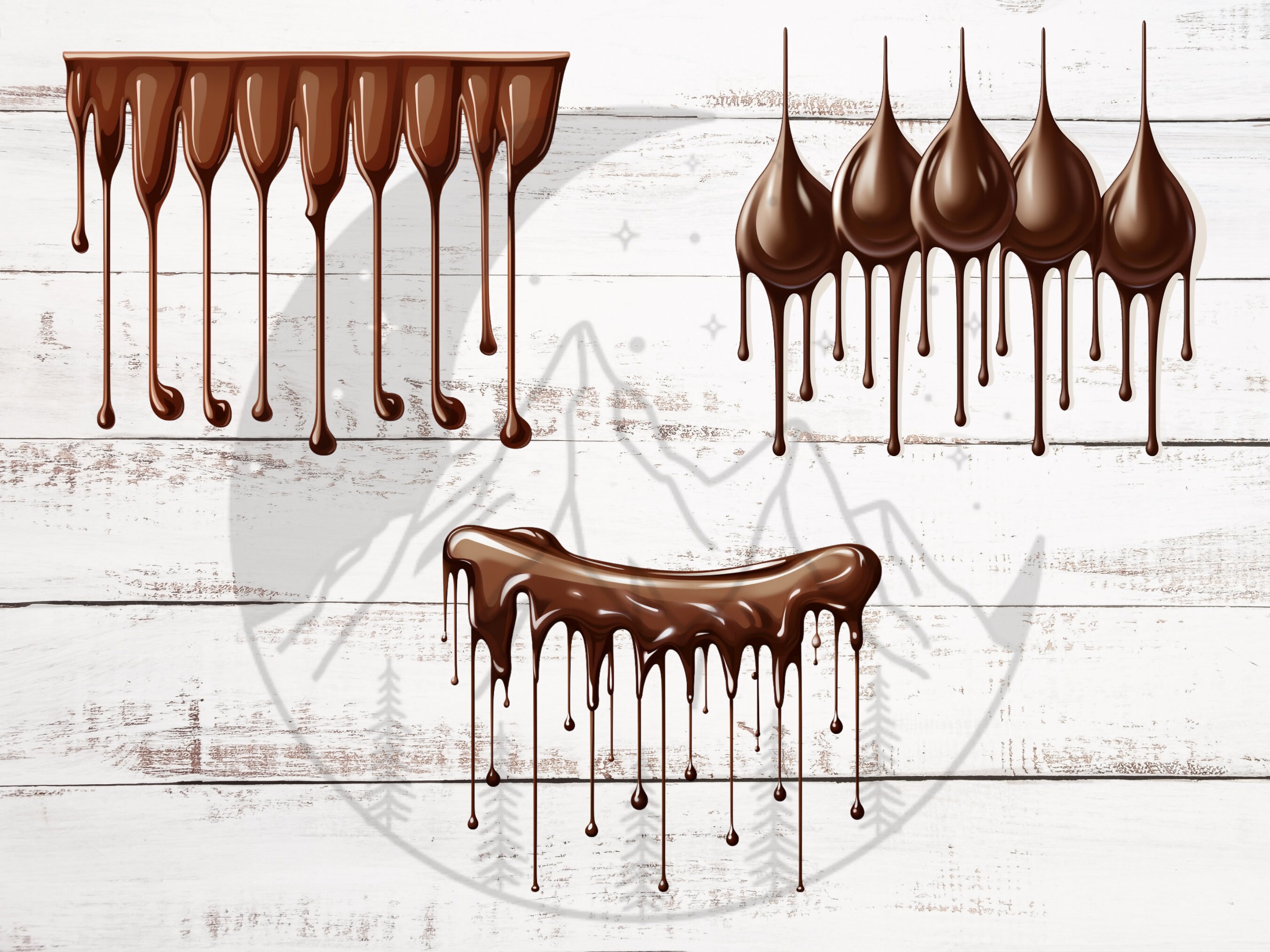 Chocolate Drip Clip Art Dripping Borders Clipart chocolate Drip ...