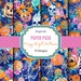 Retro Digital Paper Scrapbook Paper Groovy Digital Paper Retro ...