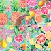 Tropical Fruit Digital Paper Pack | Scrapbooking | Invitations ...