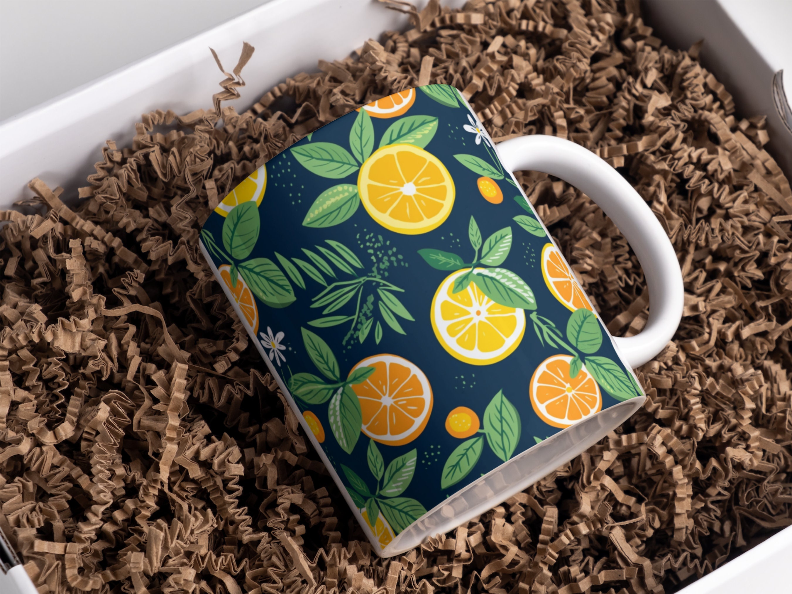 Citrus Digital Paper Pack Commercial Use Lemon Print Lemons Summer ...