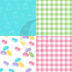 Easter Digital Paper | Easter Scrapbook Pages | Easter Clipart | Bunny ...