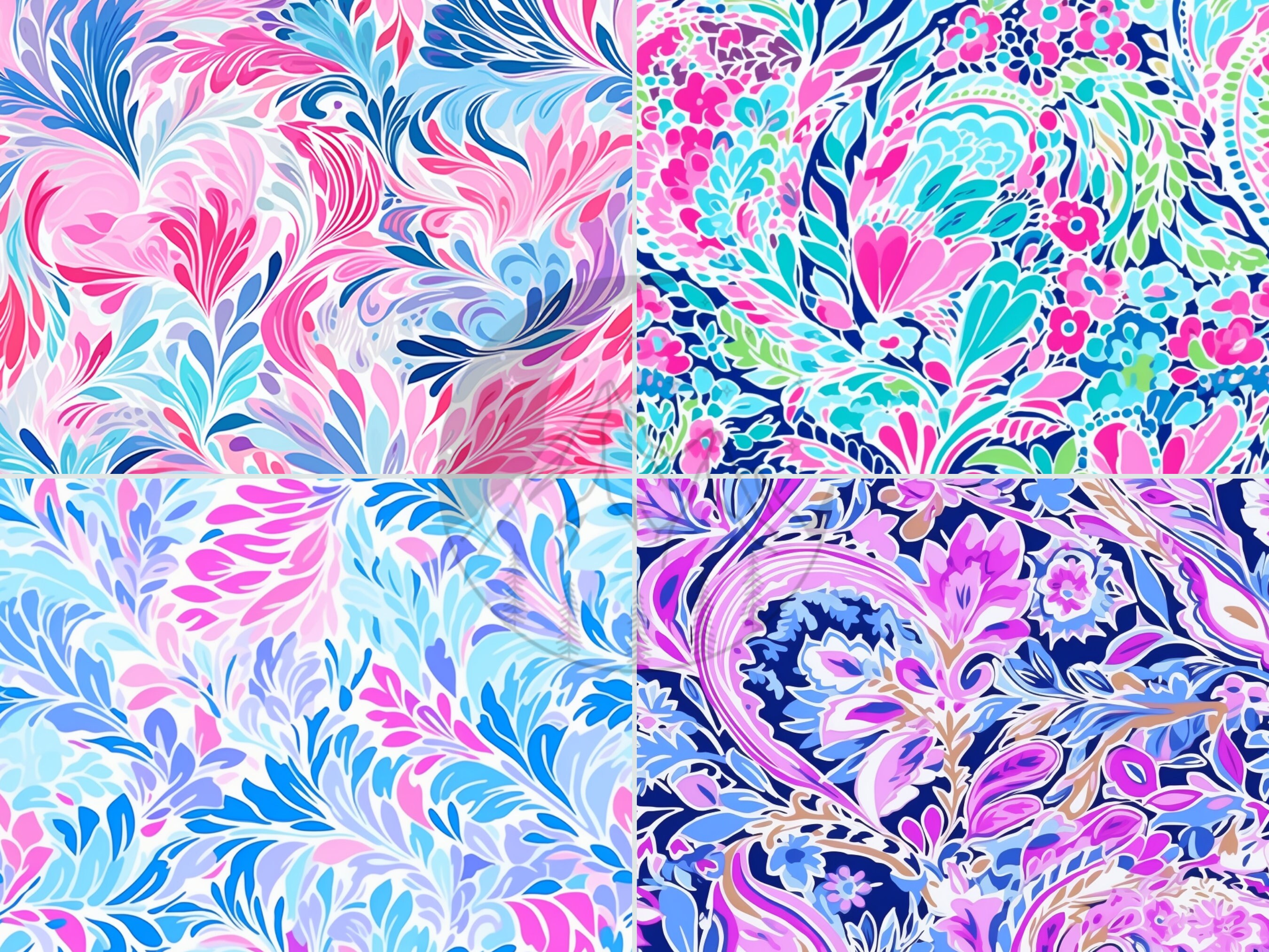 Preppy Abstract Digital Paper Instant Download Digital Paper Preppy ...