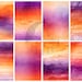 Sunset Ombre Background | Shades of Orange Digital Background | Sunset ...