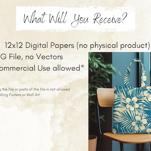 Vintage Hawaiian Block Print Digital Paper| Seamless Patterns | Summer ...