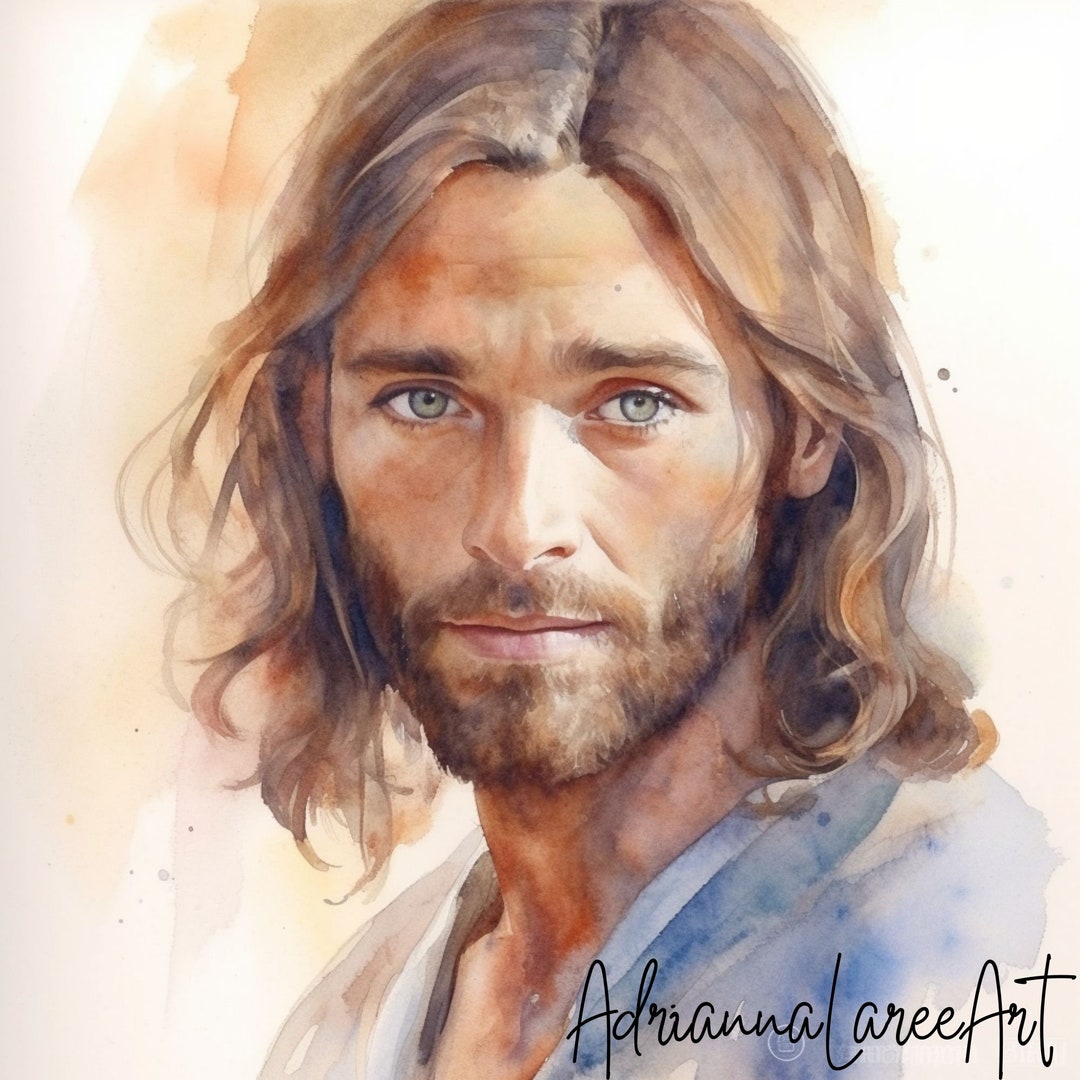 Jesus Christ Watercolor Wall Art Lds Art Christian Prints Etsy