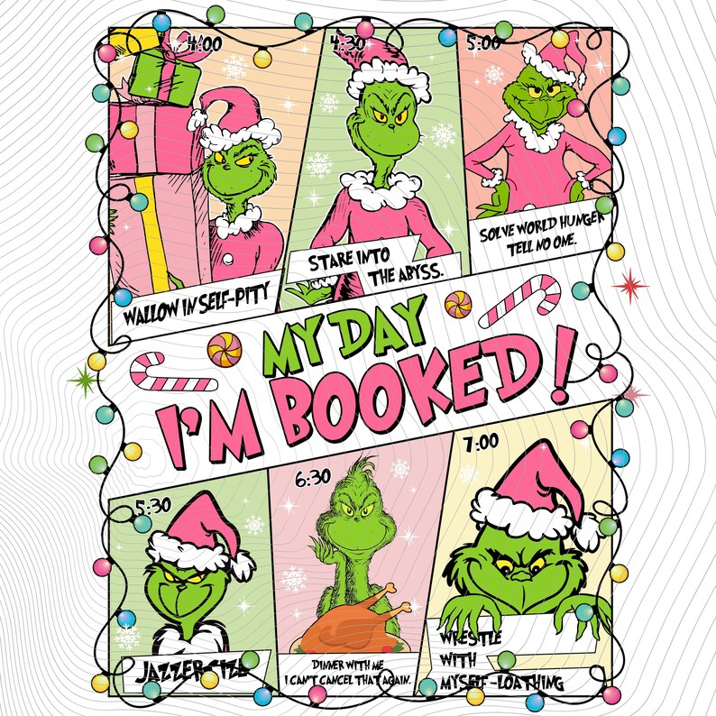 My Day Im Booked Christmas PNG, Best Christmas Gift Idea, Holiday Shirt ...