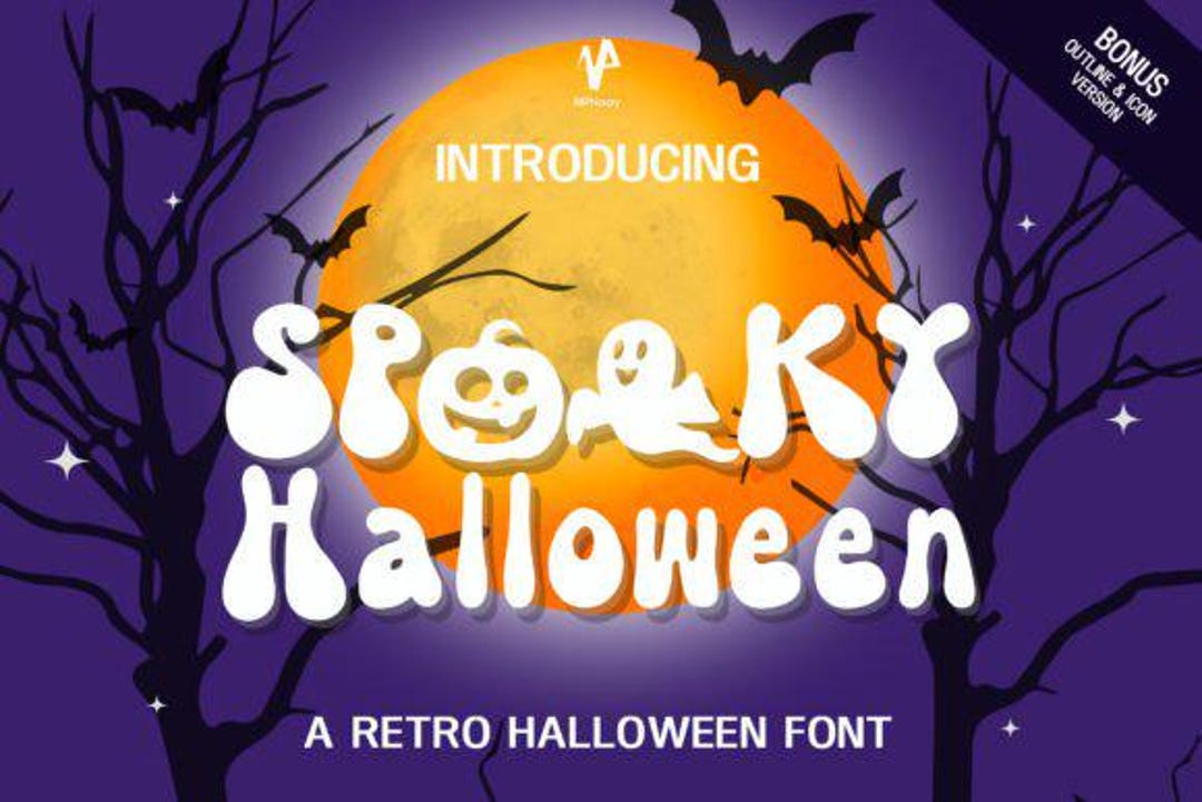 Spooky Night Halloween Font, Cricut Fonts for Holidays, Cricut and ...