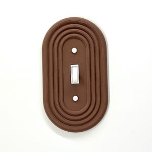 Mid-century Modern Oval Light Switch Cover - Available in Multiple ...