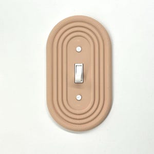 Mid-century Modern Oval Light Switch Cover - Available in Multiple ...