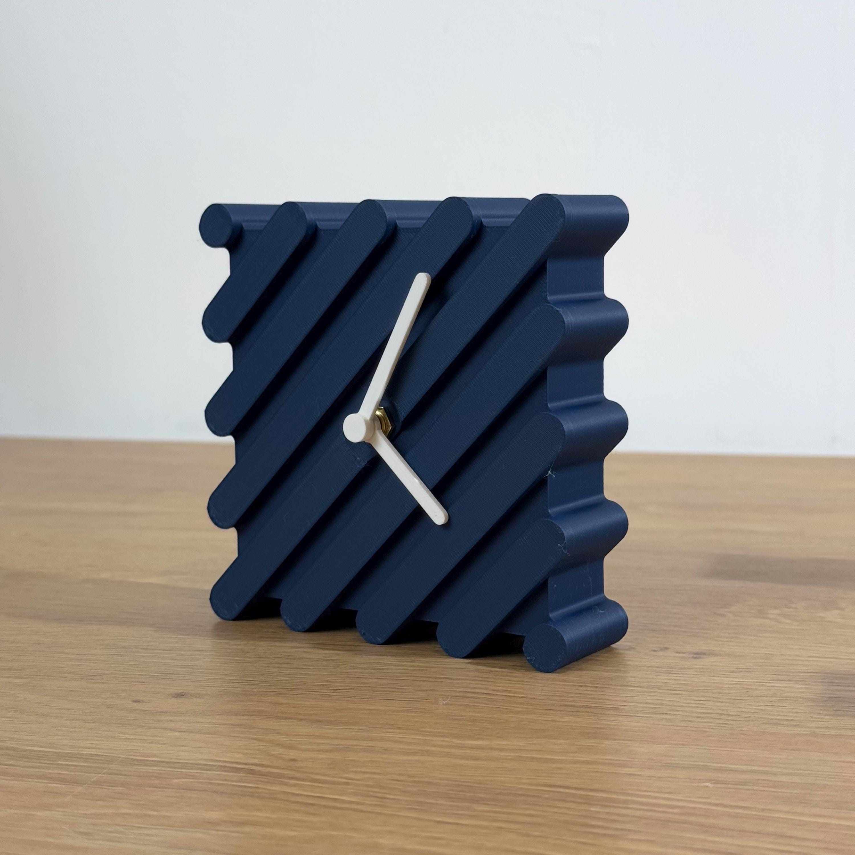 Functional Square Desk Clock | Minimalist Modern Home and Office Decor ...
