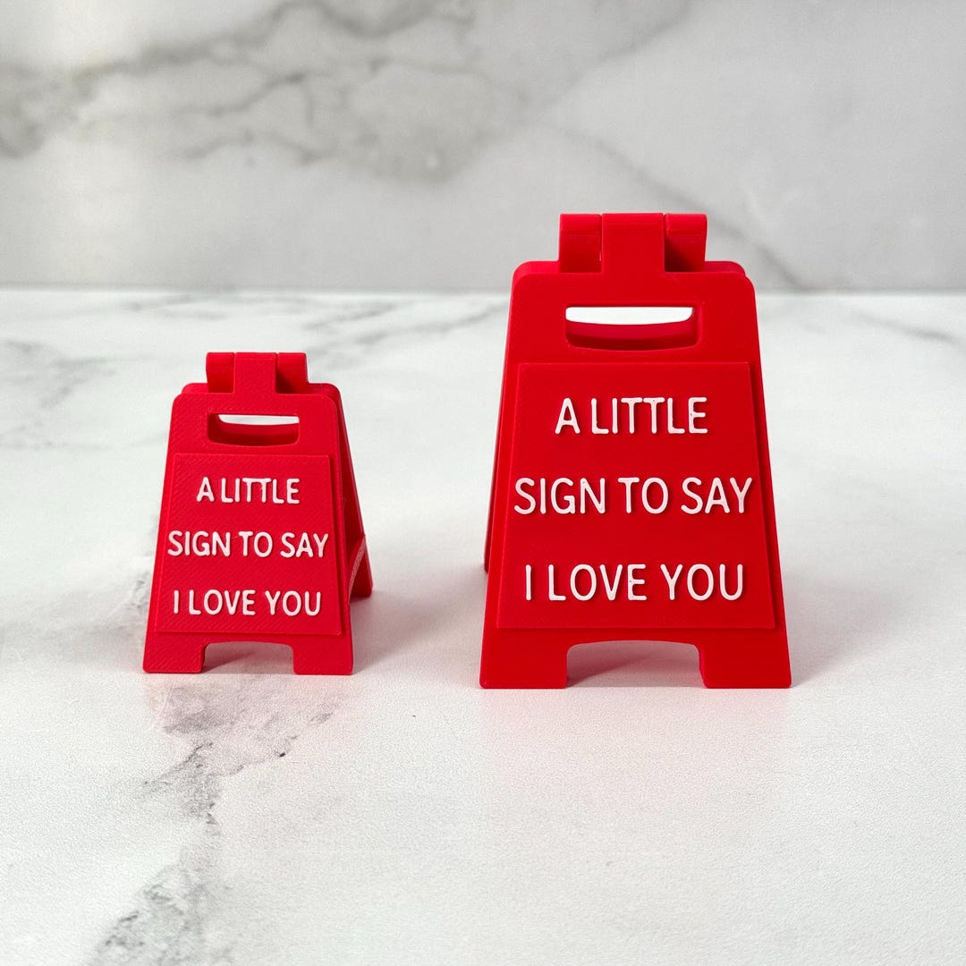 Mini Love Sign - Valentines Gift for Him for Her I Love You Sign - Etsy