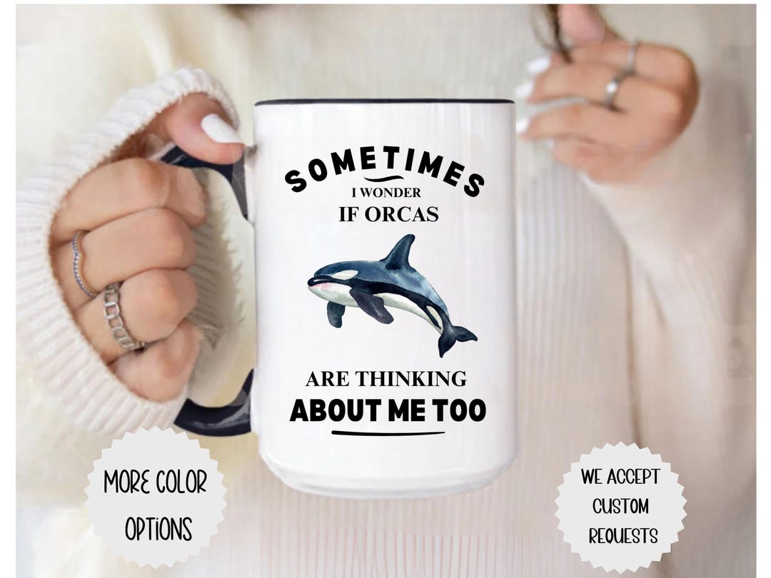 Personalized Orca Mug, Funny Tea Cup, Marine Biologist Gift - Etsy