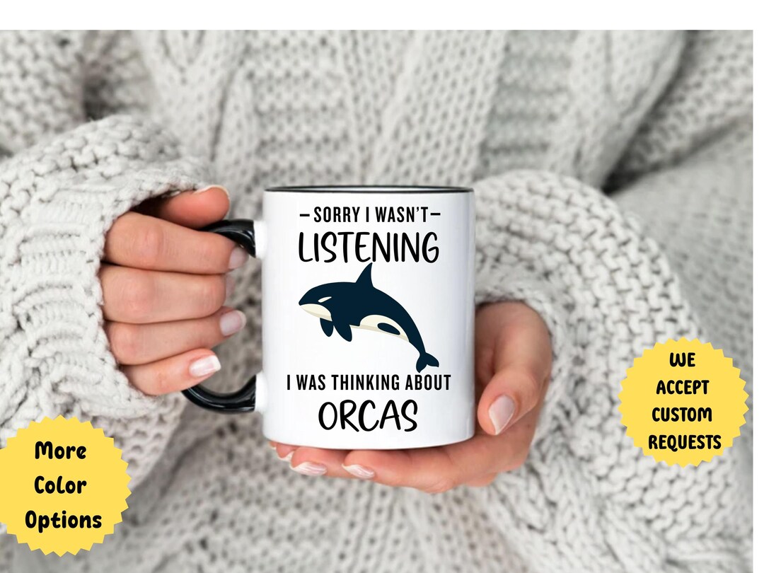 Personalized Orca Mug, Funny Tea Cup, Marine Biologist Gift - Etsy