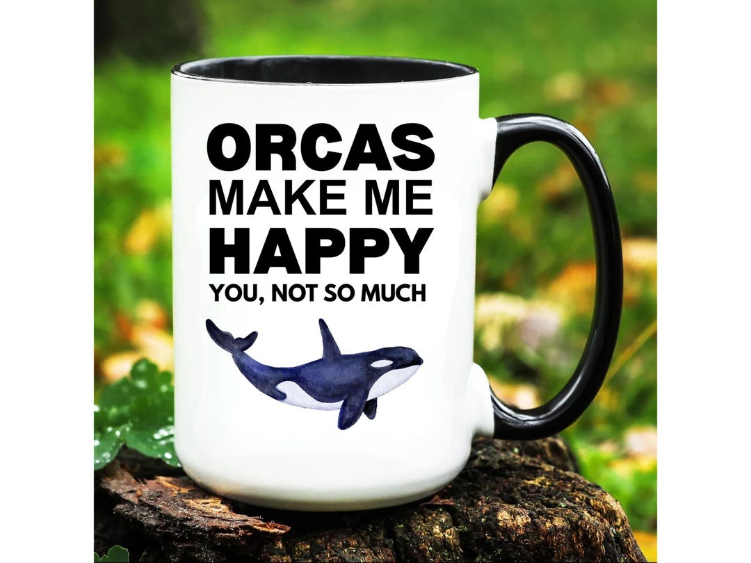 Personalized Orca Mug, Funny Tea Cup, Marine Biologist Gift - Etsy