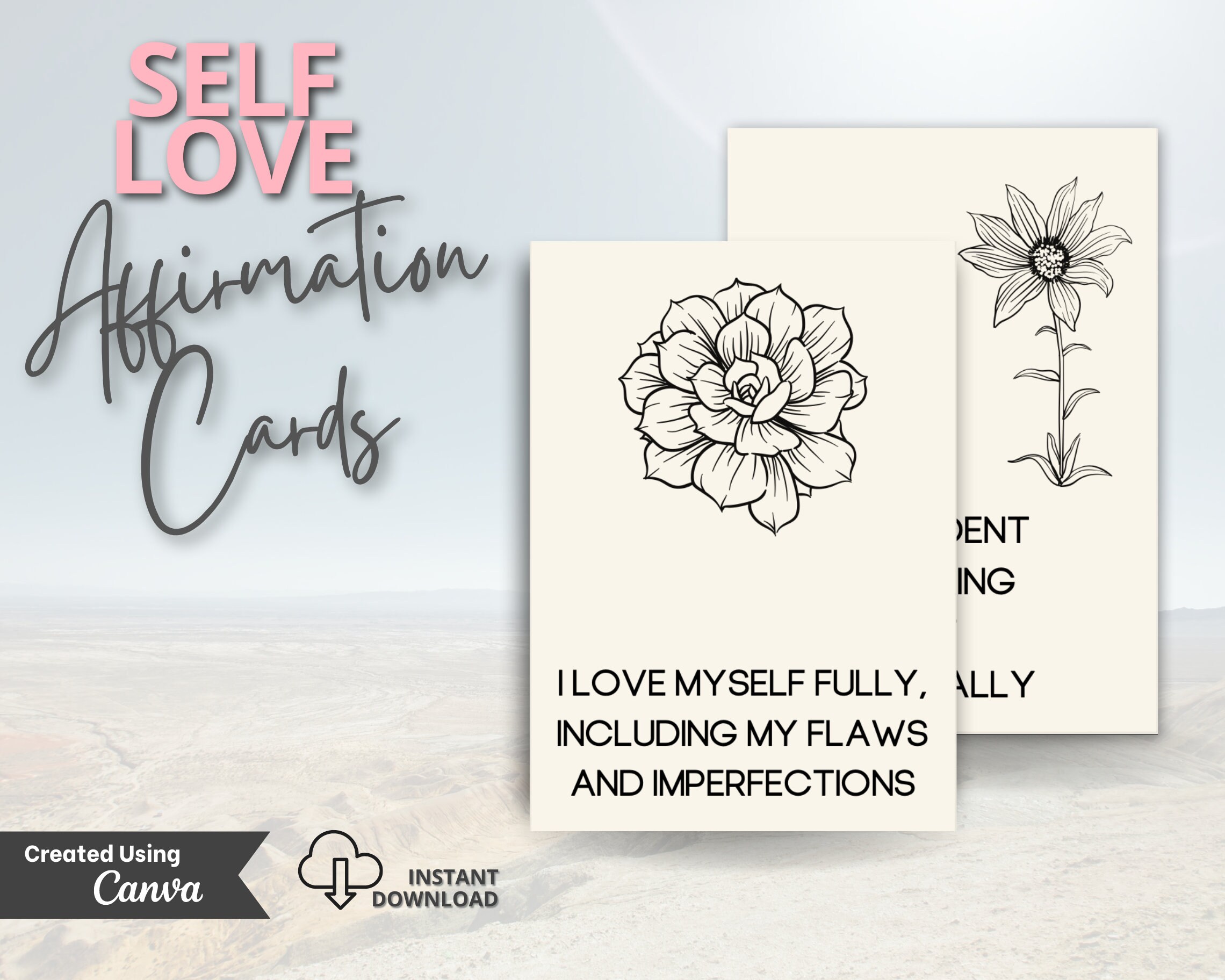 100 Positive Self Love Affirmations for Adults, Daily Affirmations ...