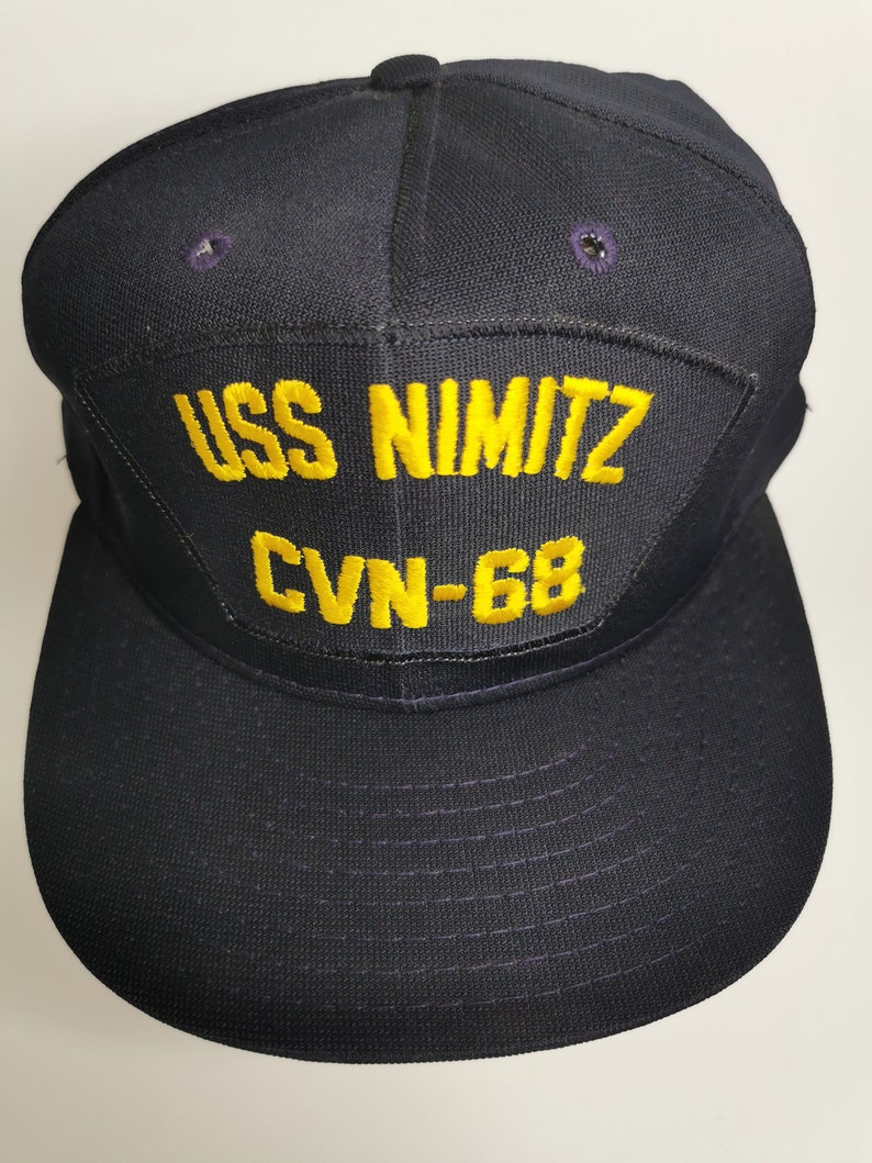 Baseball Cap USS Nimitz Snapback CVN-68 US - Etsy