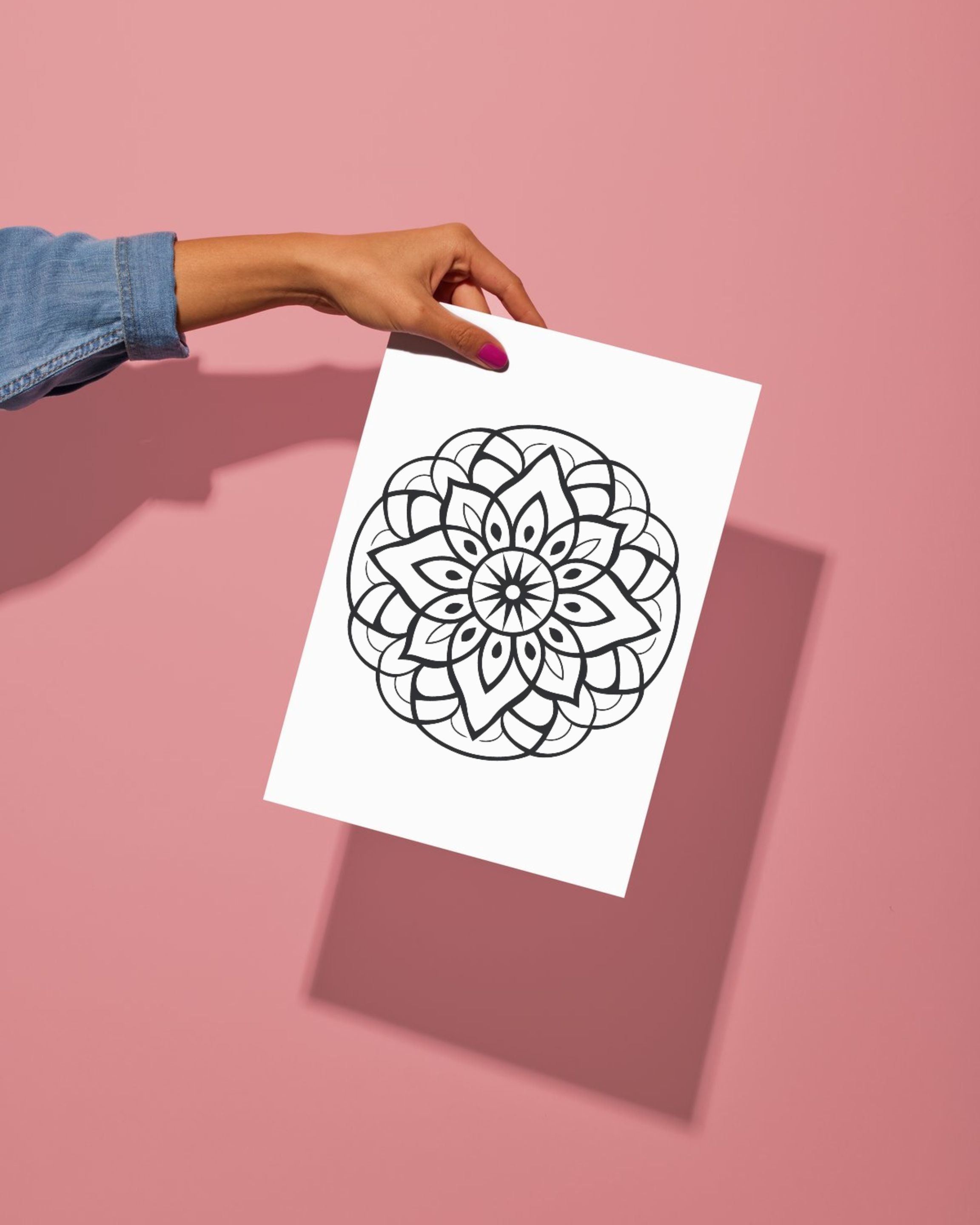 65 Coloring Pages, Mandala Patterns for Relaxing, Art Therapy, Stress ...