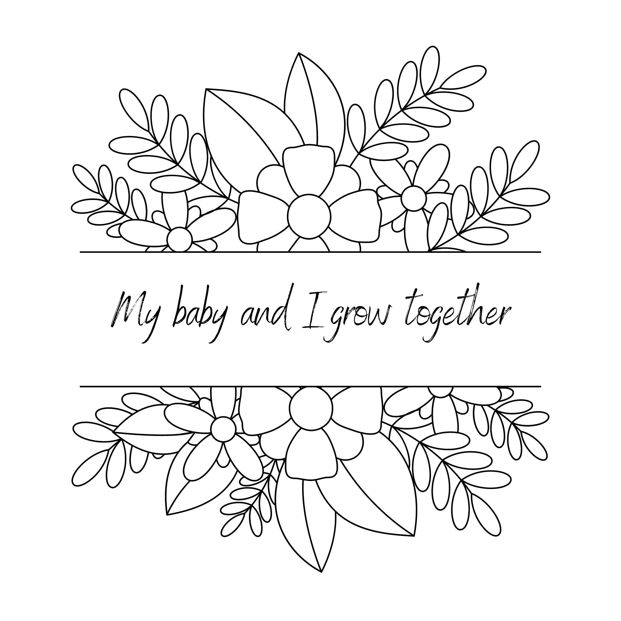 Positive Birth Affirmations Coloring Book, Adult Coloring Book for ...
