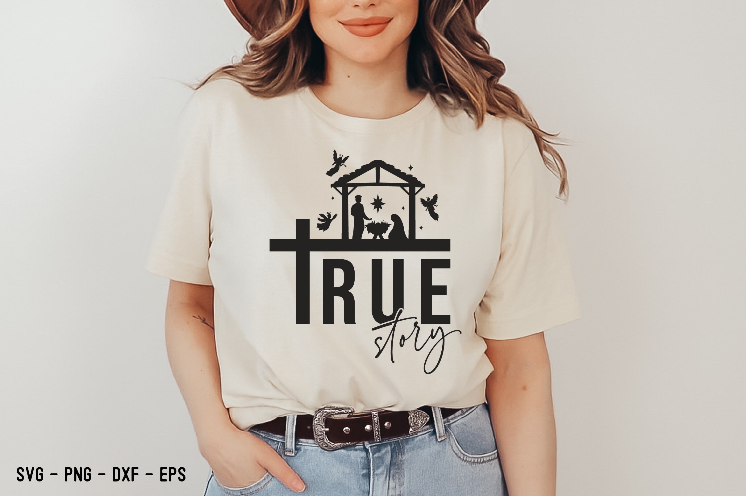 True Story SVG Nativity Svg PNG Sublimation Designretro - Etsy