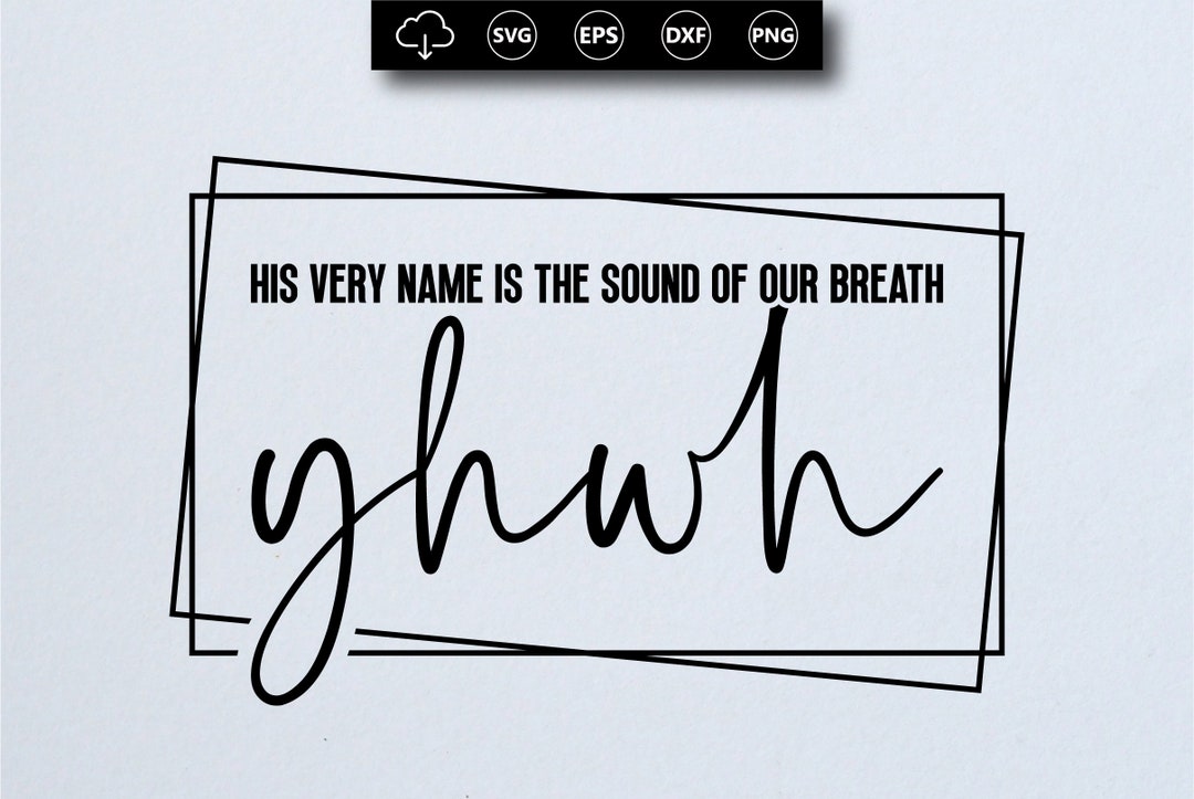 YHWH Svg, Wahweh Svg, God Svg, Christian Svg, Religious Svg, Religion ...