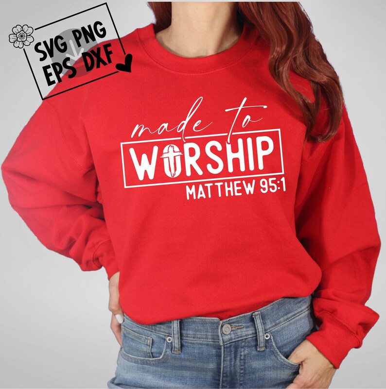 Made to Worship Svg Matthew Svg Scripture Sublimation - Etsy