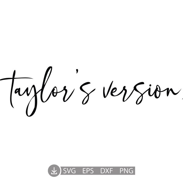 Taylors Version Svg - Etsy Australia