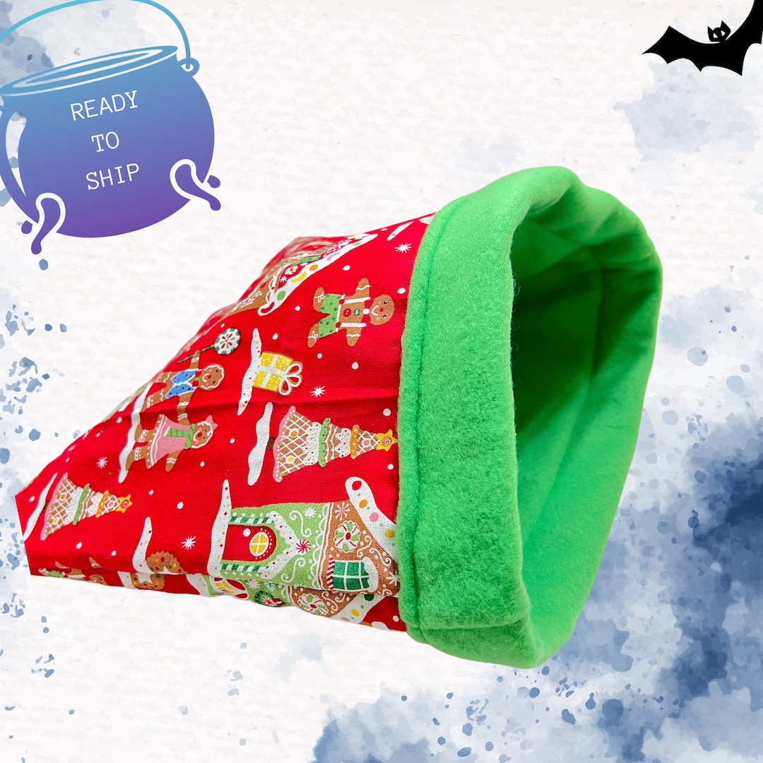 Rat Christmas Cuddle Sack ,holiday Snuggle Sack,rat Sleep Bag ,small ...