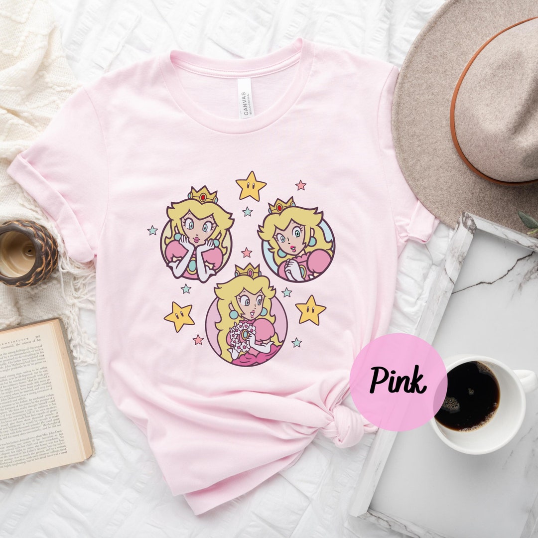 Princess Peach Mario Comfort Colors® Shirt, It’s Peach Time Shirt ...