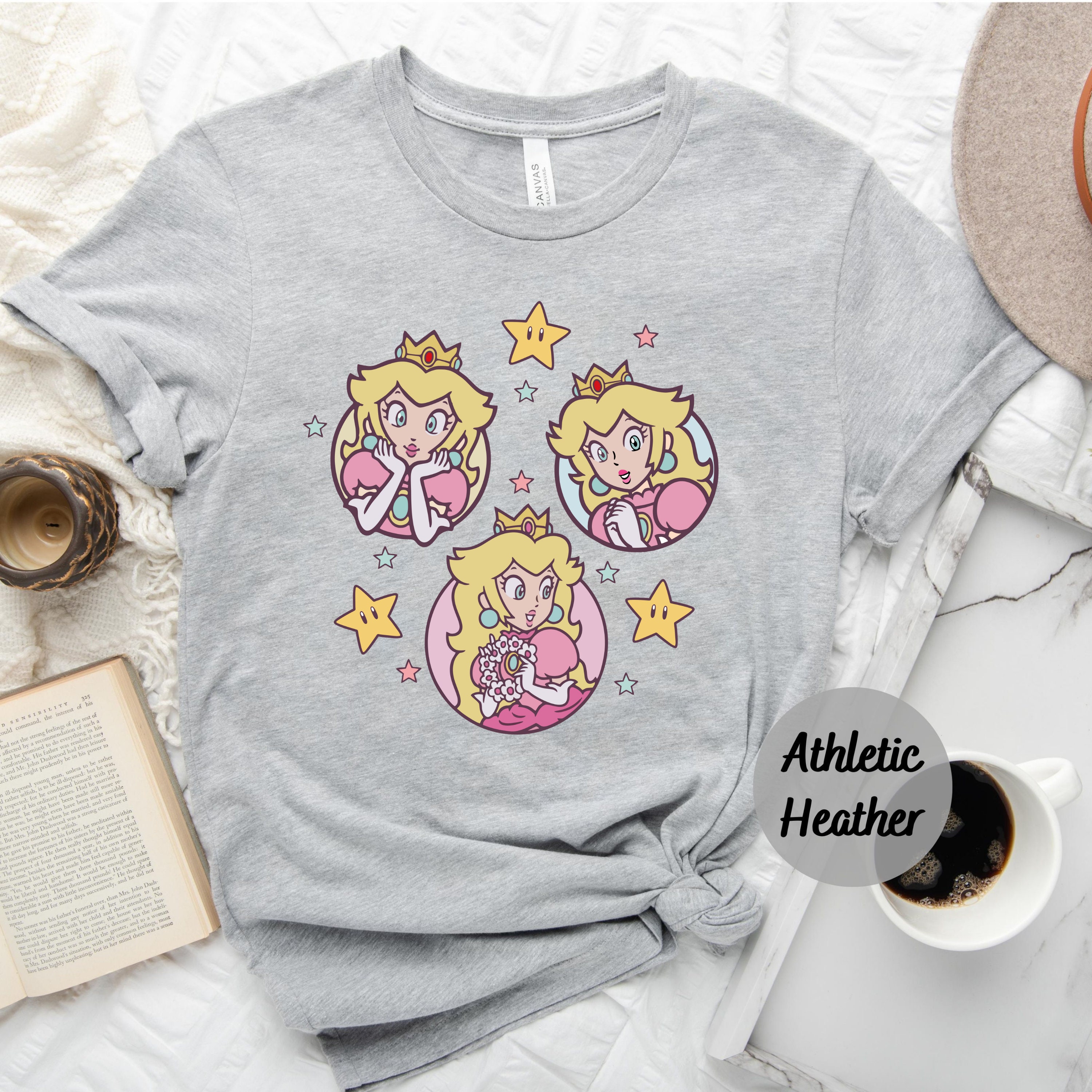 Princess Peach Mario Comfort Colors® Shirt Its Peach Time - Etsy