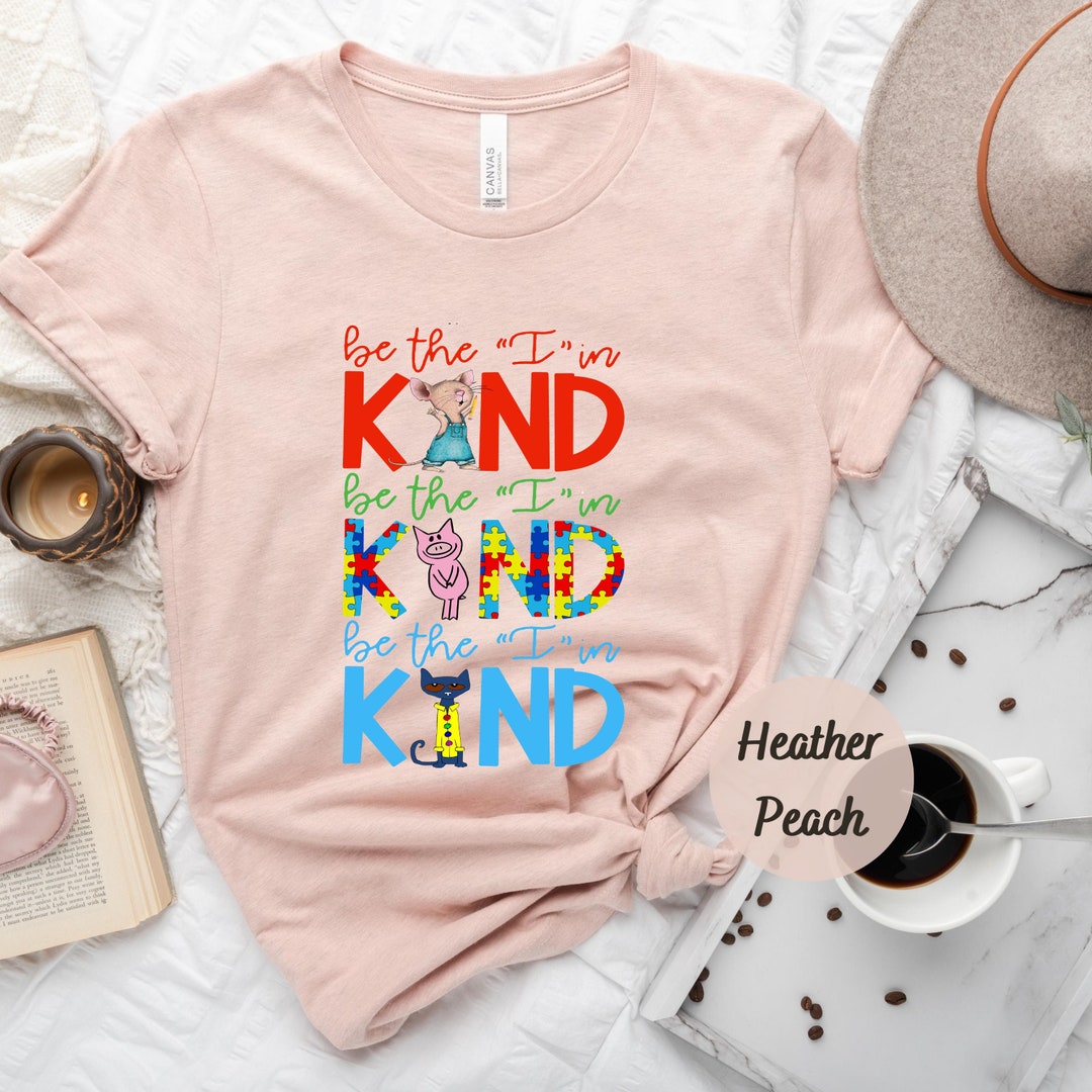 Book Characters Be the I in Kind Shirt, Choose Kindness Shirt, Feminist ...