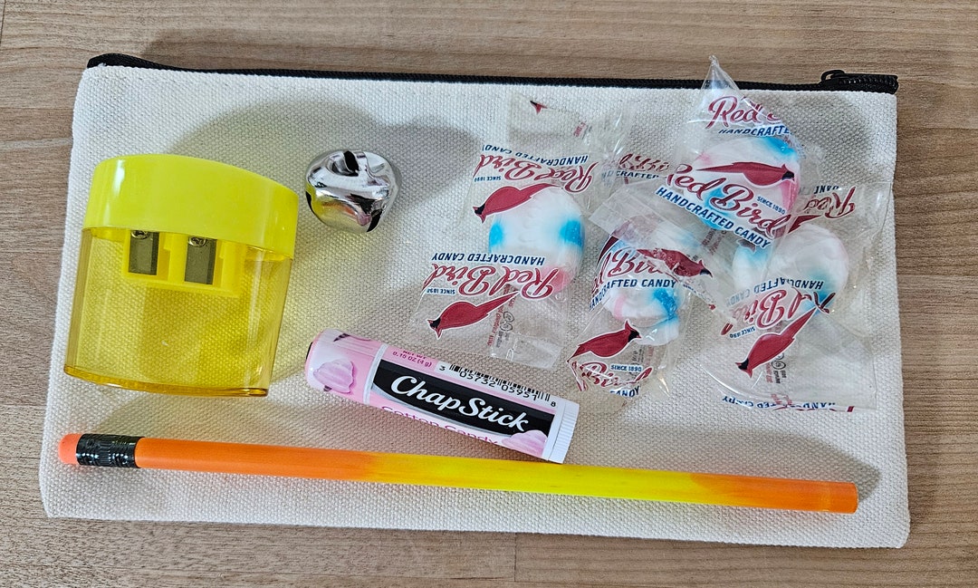 Sensory Pencil Pouch W/ Fidget Keychain - Sensory Grounding Kit - Focus ...