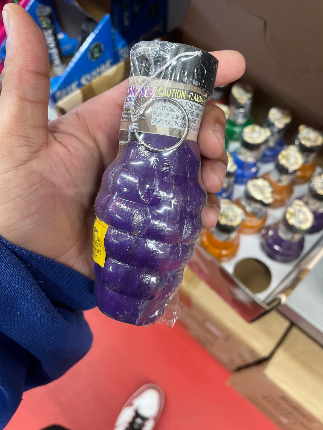 Color Smoke Grenades Pull String 2 Pack purple - Etsy