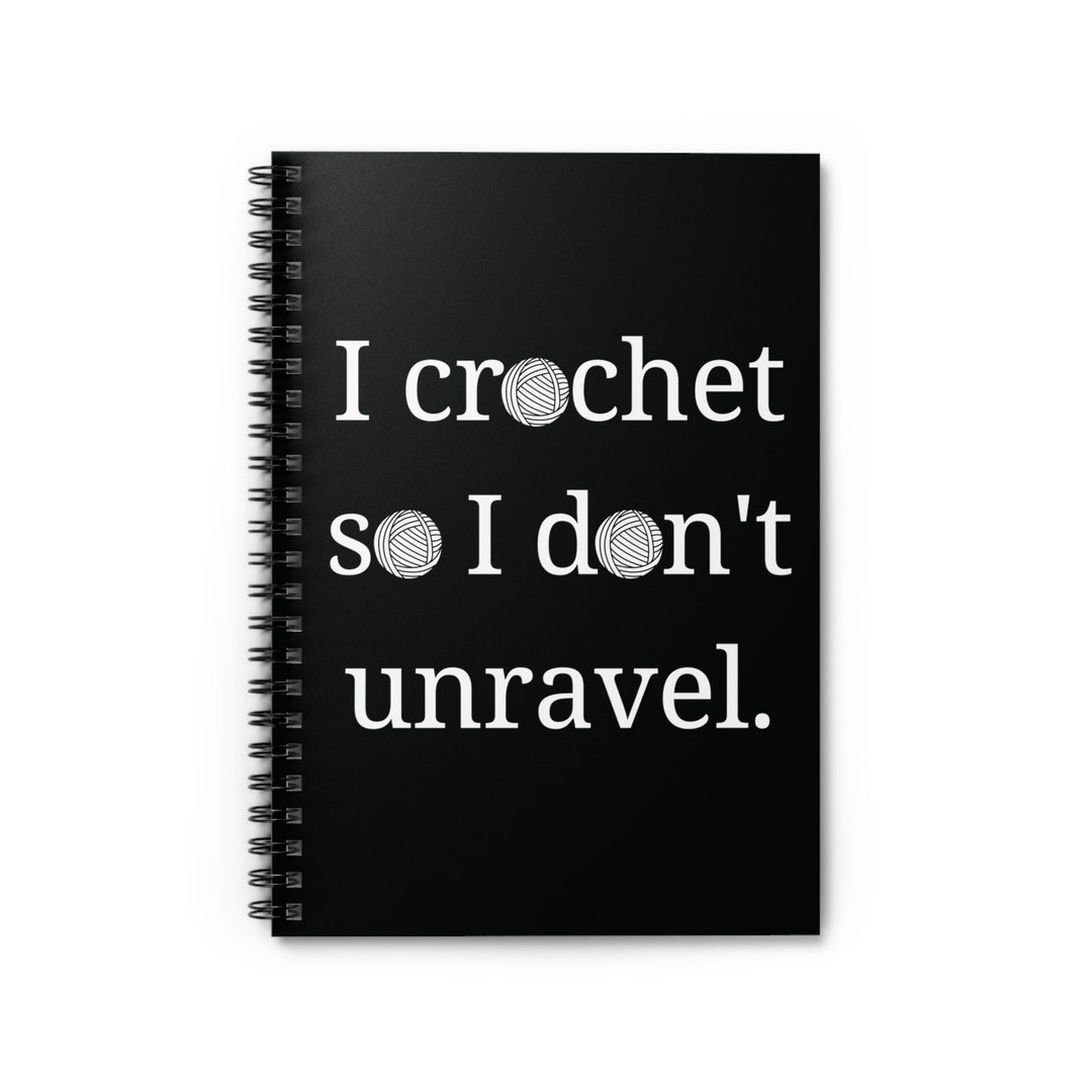 Crochet T Crochet Notebook Crafty T Crochet T For Her Craft Lovers T Crochet