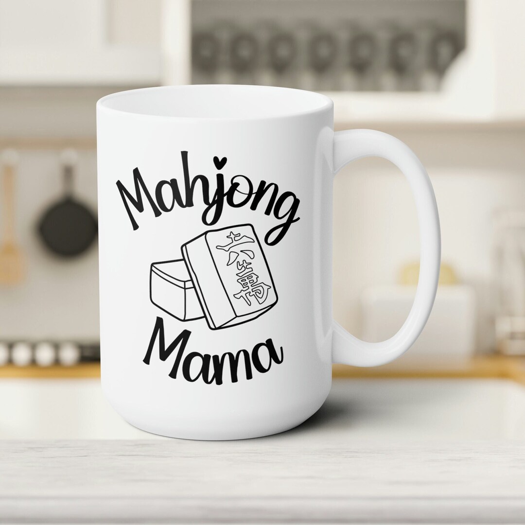 Mahjong Mug, Mahjong Mom Mug, Mahjong Mama, Mahjong Christmas Gift ...