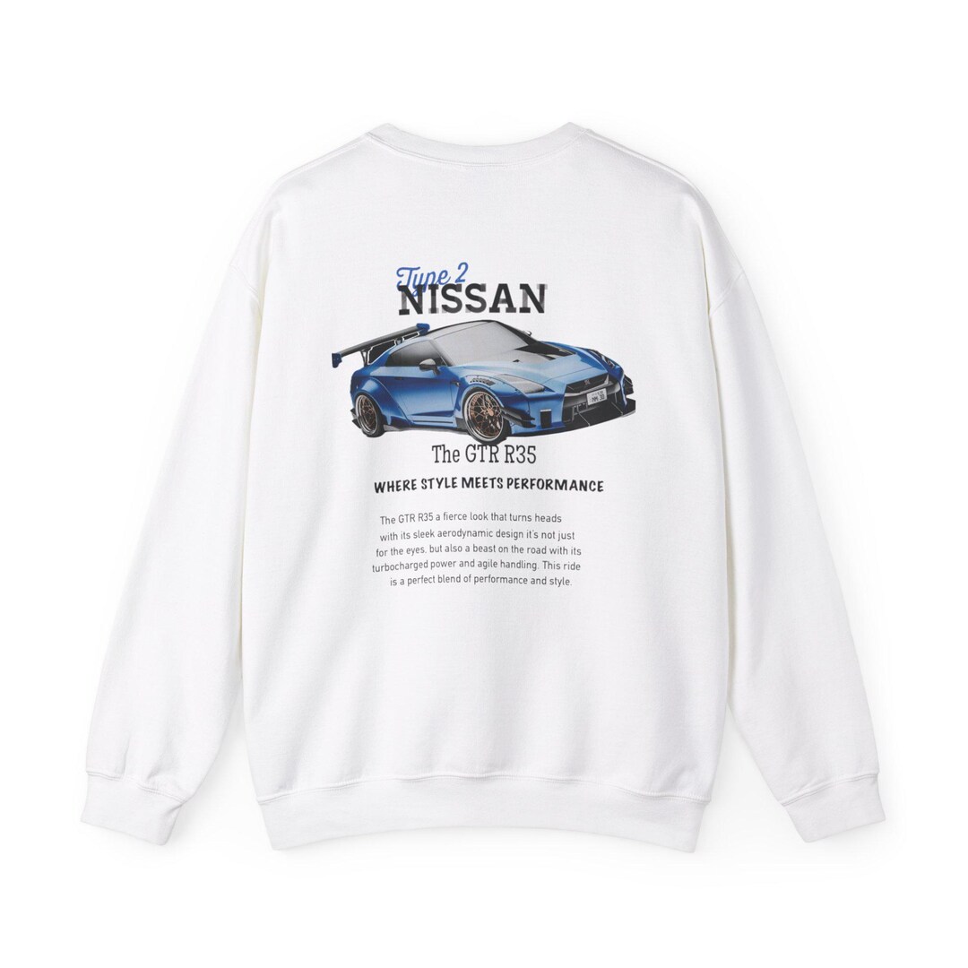 Sports Car GTR R35 Sweatshirt, Gifts for Car Guys / Gift for Dad / Car ...