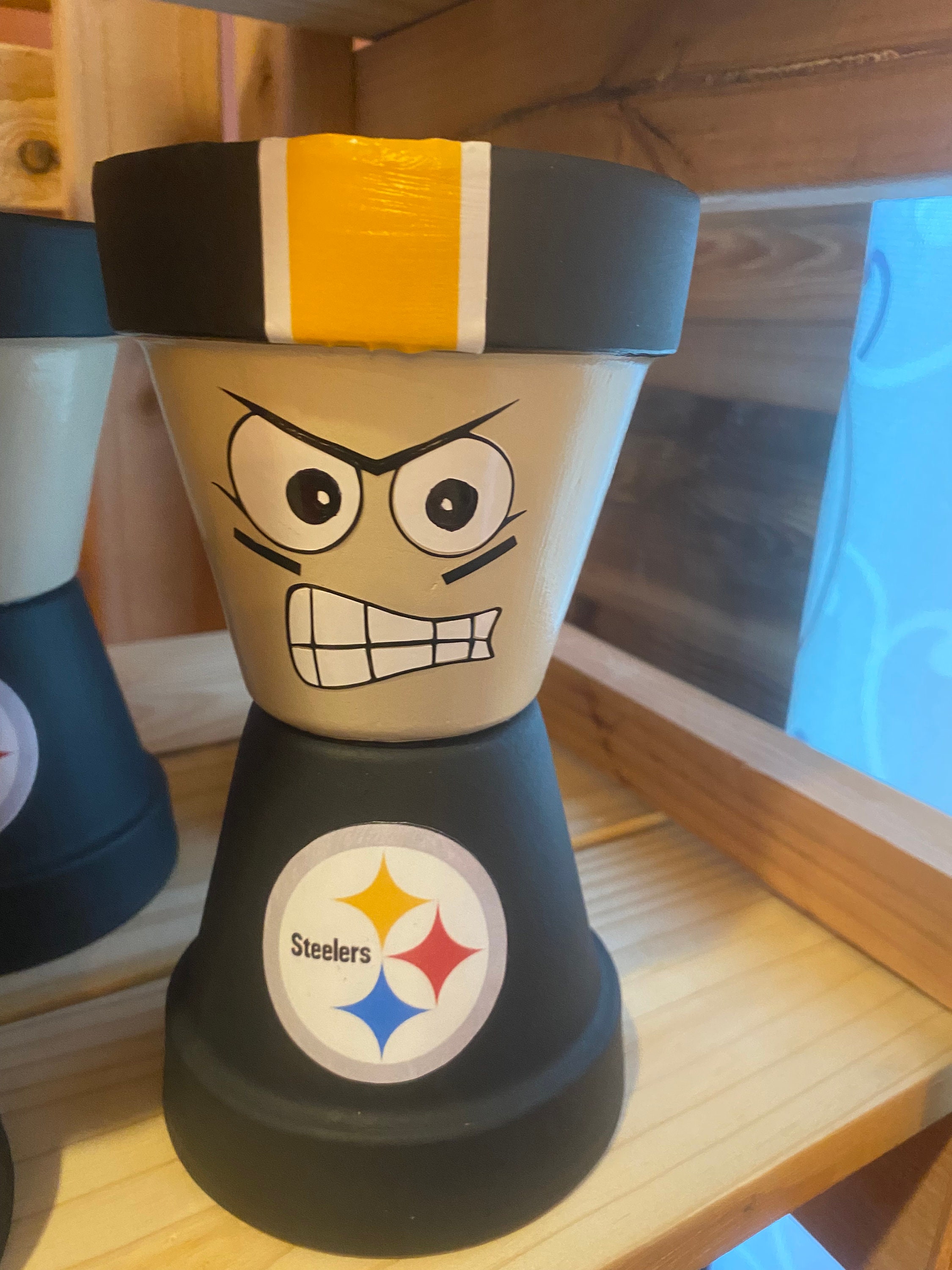 Football Pot People - Etsy