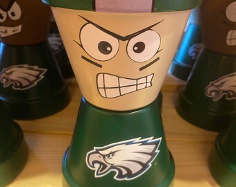 Football Pot People - Etsy