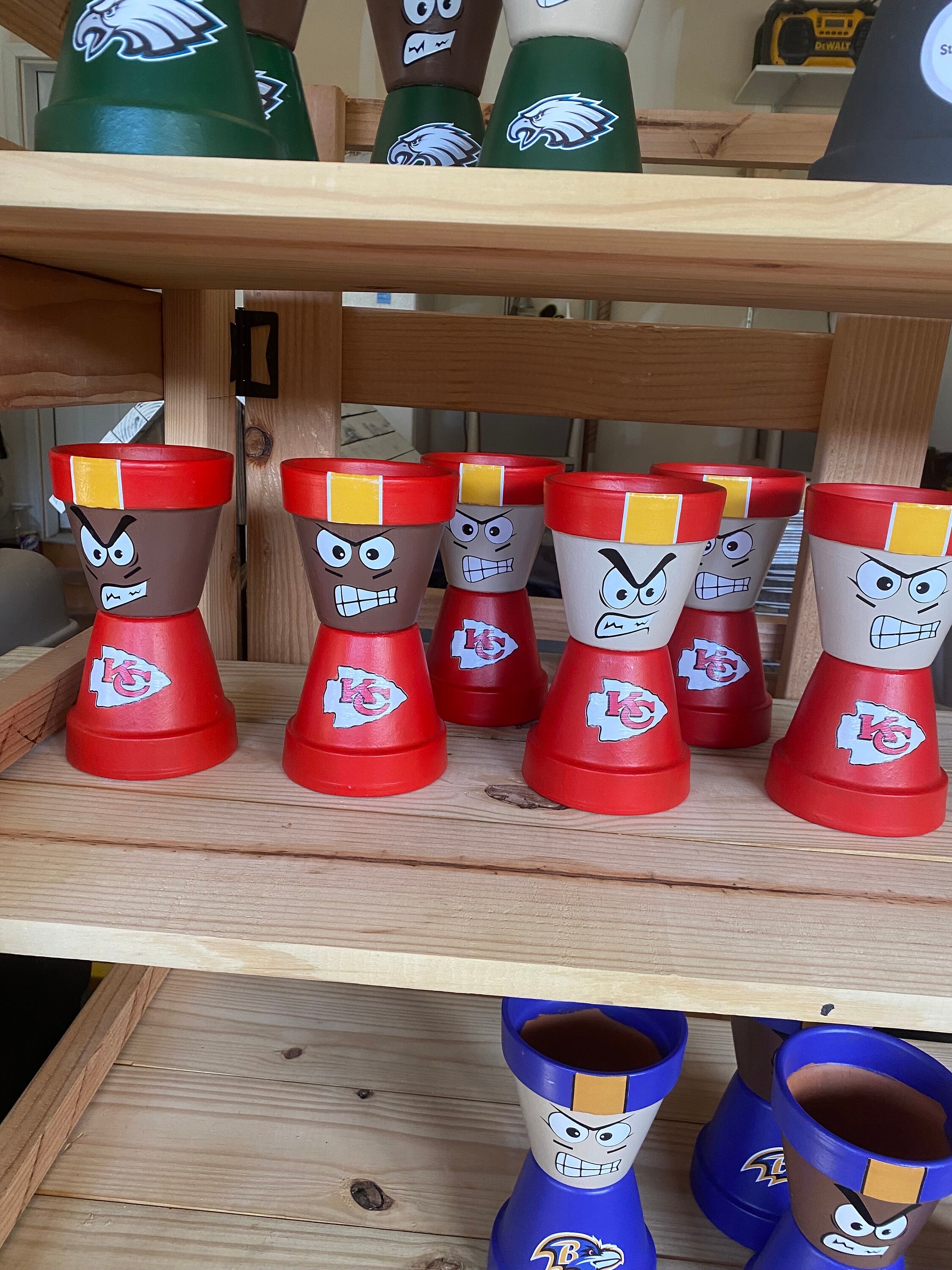 4inch Football Player Pots - Etsy