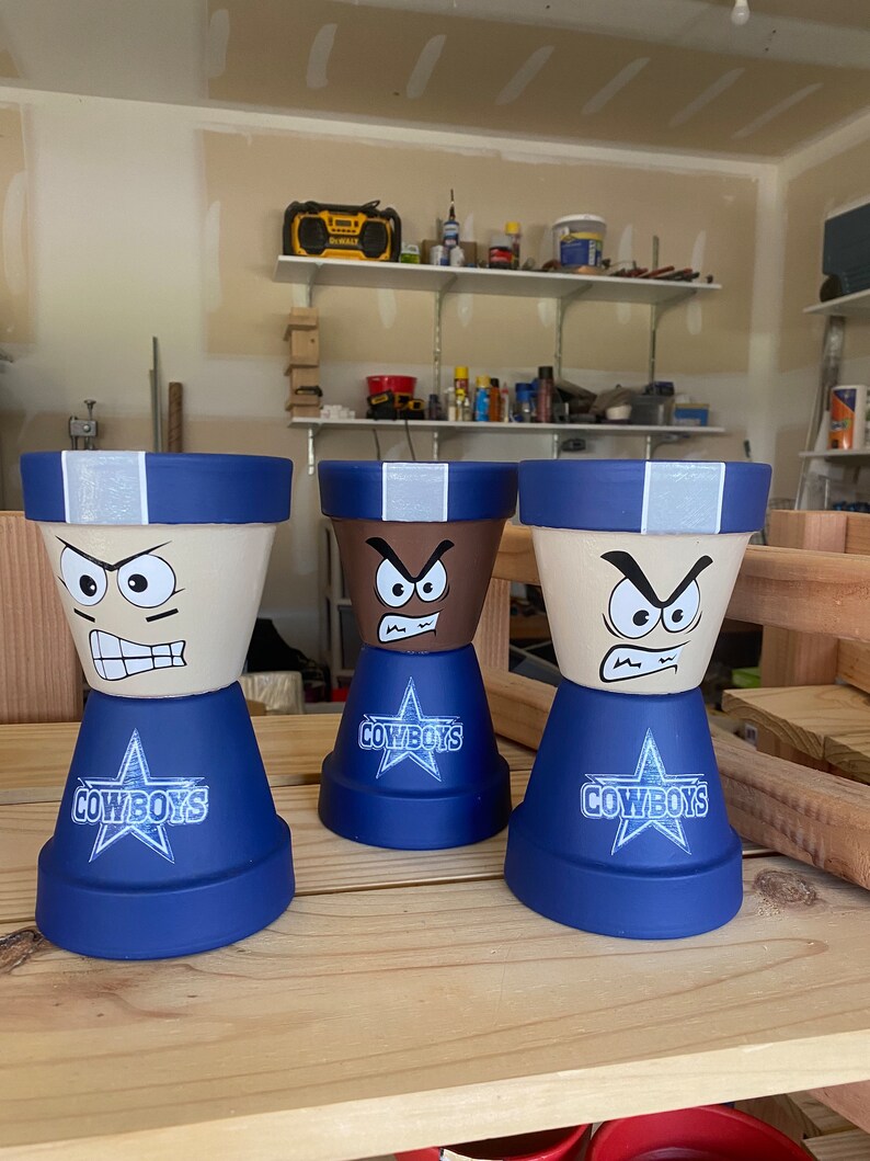 4inch Football Player Pots - Etsy