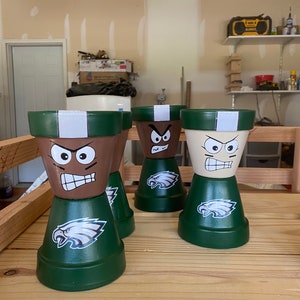 4inch Football Player Pots - Etsy